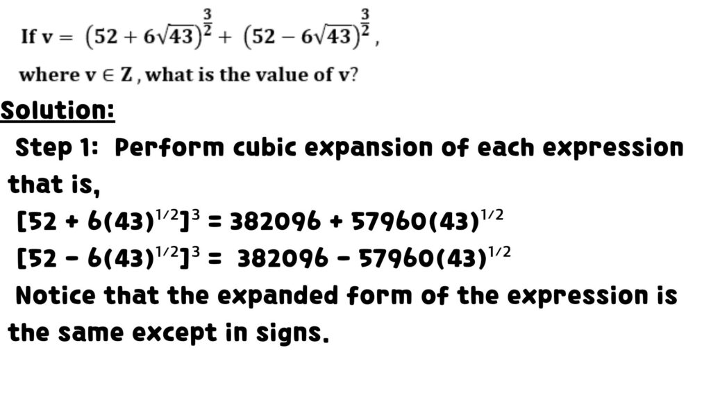 If v equals two the sum of terms with exponent of 3 divided by 2 where ...